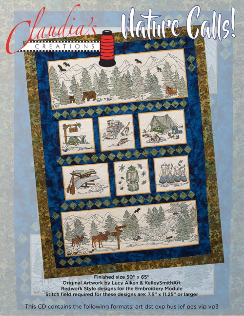 NATURE CALLS! - CLAUDIA'S CREATIONS – Quilt Crossing